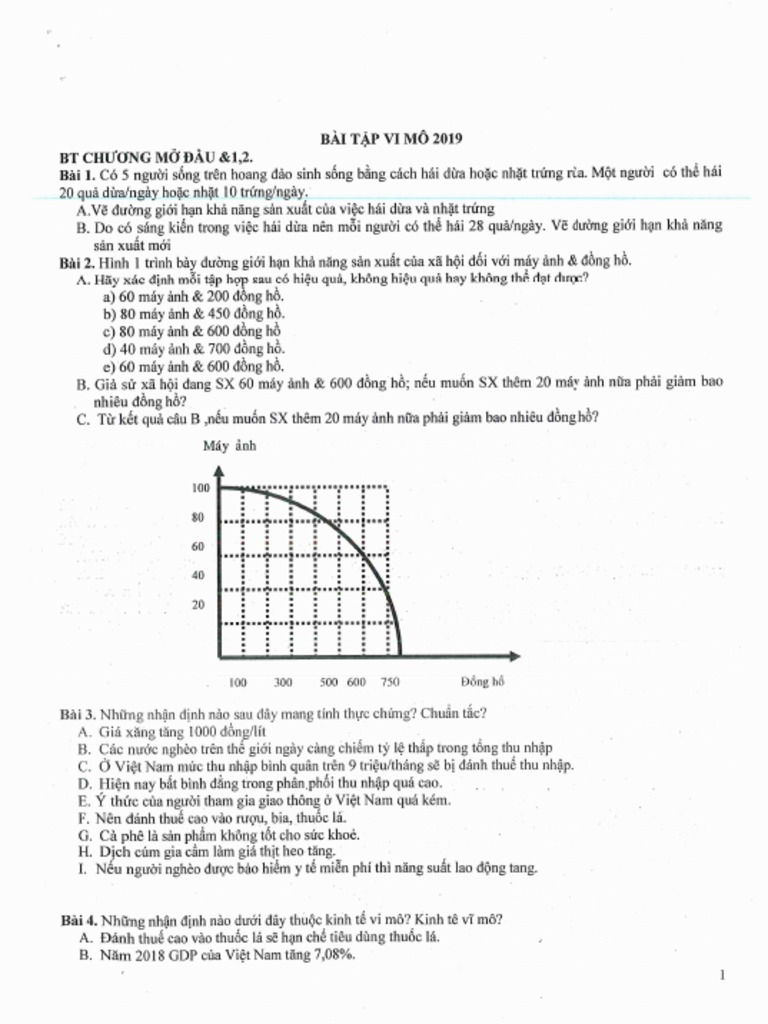 KTe Vi Mo (Micro) - Bai Tap | PDF
