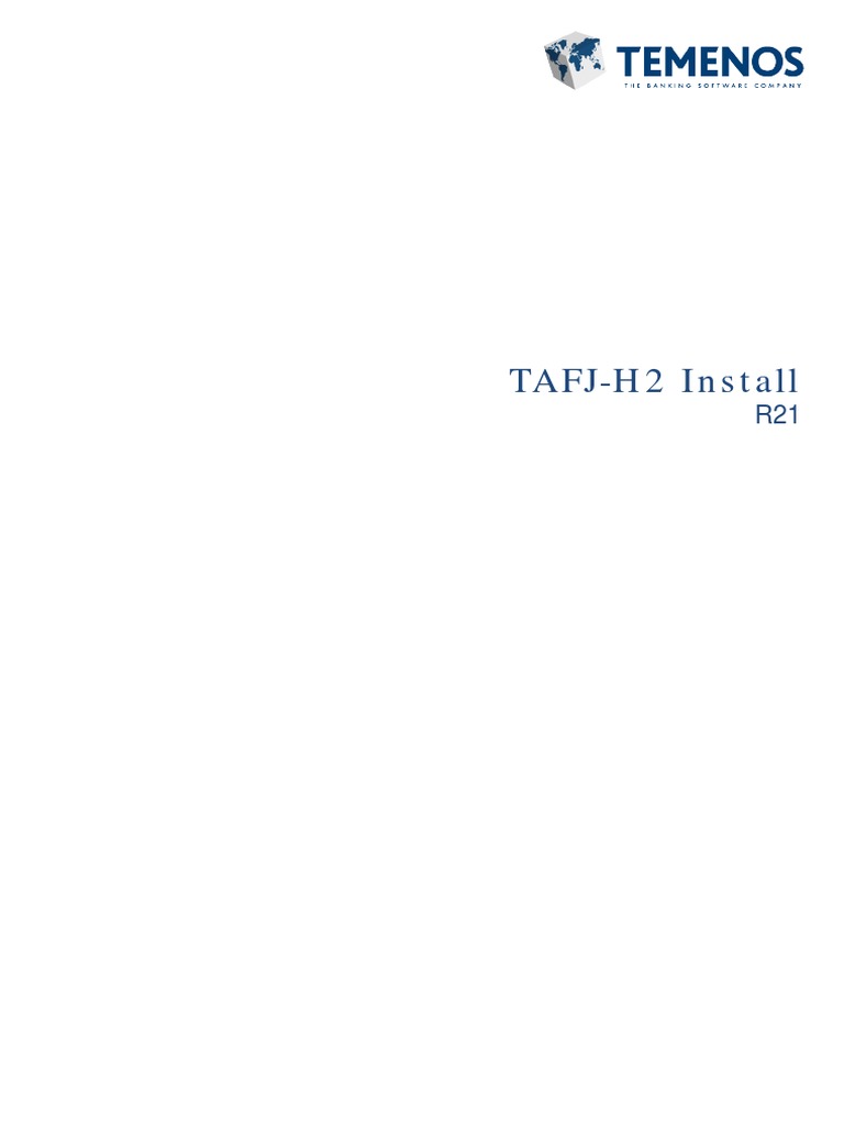 TAFJ-H2 Install | Download Free PDF | Databases | Computing