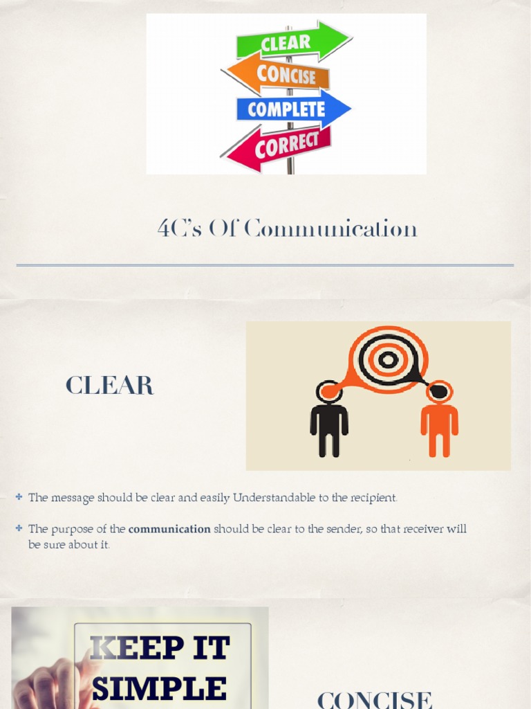 4C's of Communication | PDF