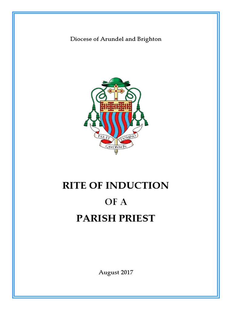 Rite of Induction: Diocese of Arundel and Brighton | PDF | Catholic ...