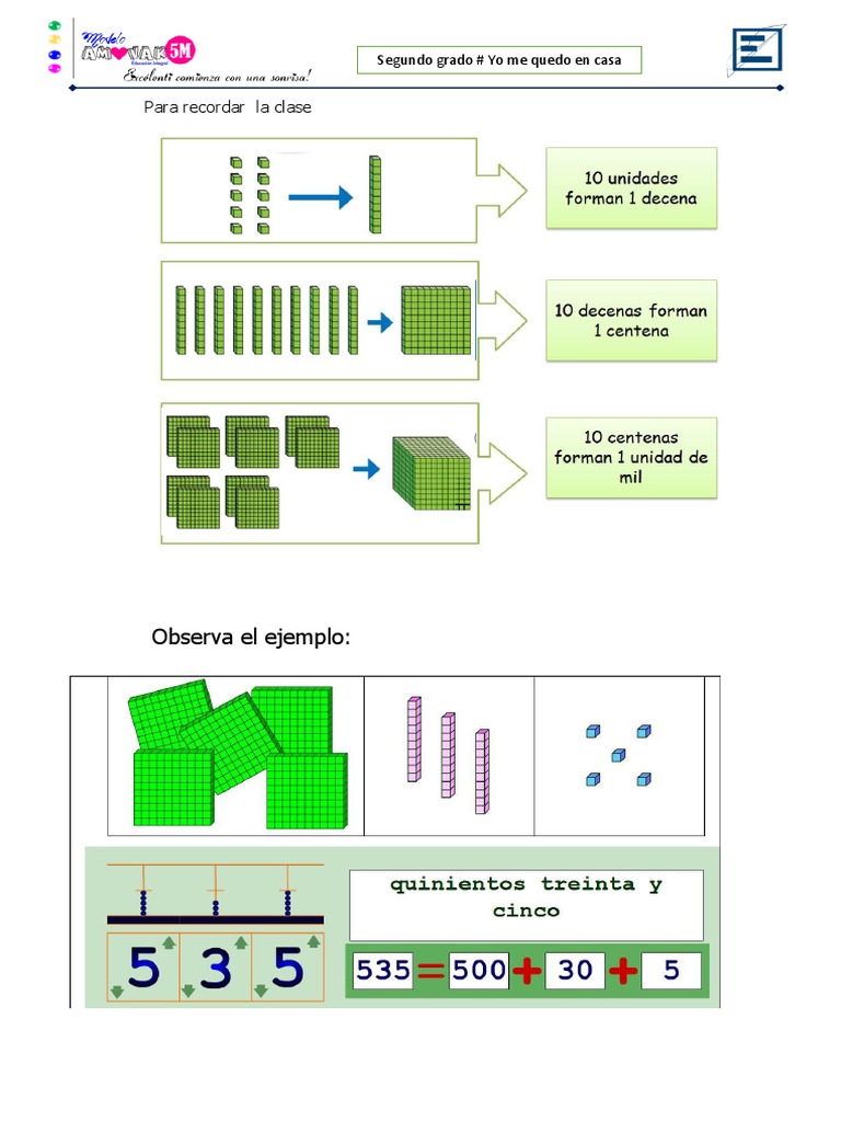 Practicas Matematica Segundo Grado | PDF