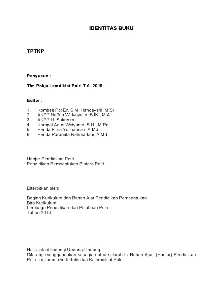 TPTKP | PDF