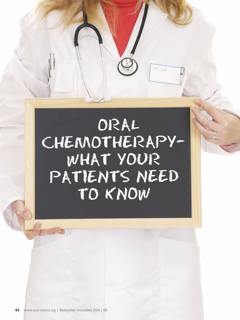 Oral Chemotherapy of Cancer Patients. | PDF | Chemotherapy | Pharmacy