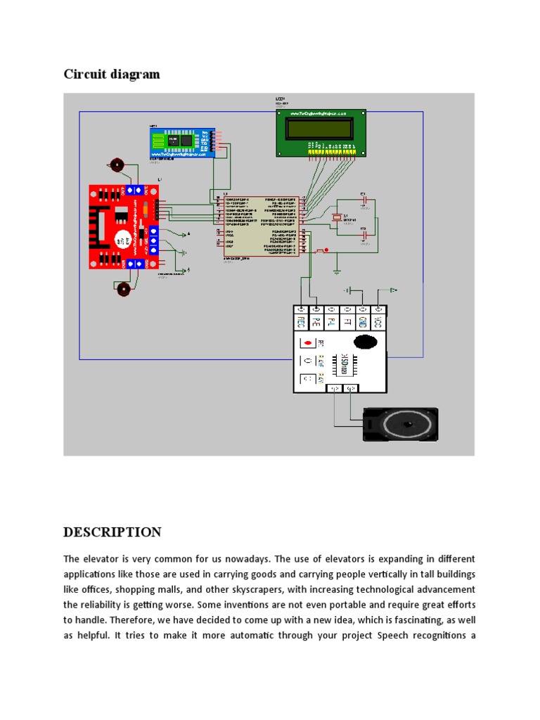 Voice Operated Lift Project | PDF | Arduino | Microcontroller