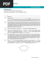 2020 Aime | PDF | Numbers | Elementary Geometry