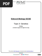 Edexcel GCSE Combined Science Checklist | PDF | Enzyme | Genotype