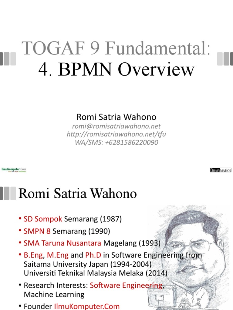 TOGAF 9 Fundamental:: 4. BPMN Overview | PDF | Information Science ...
