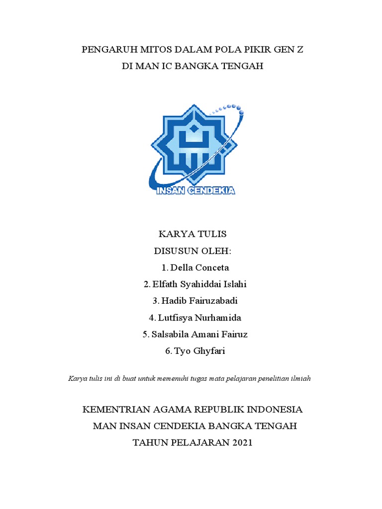 Makalah Penelitian Ilmiah Kel.2 | PDF | Pengembangan Diri | Sains & Matematika