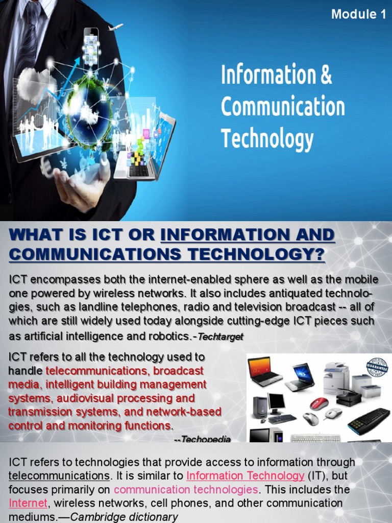 Understanding ICT and Its Impact | PDF | Educational Technology ...