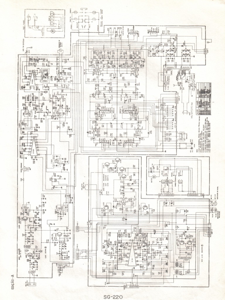 Sharp Sg-220 Schematic | PDF