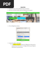 Pasos para Hacer Registro en Richmond Reingreso | PDF