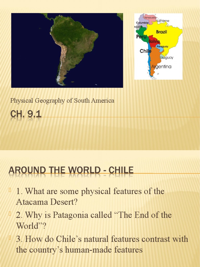 Physical Features of South America | PDF | South America | Andes