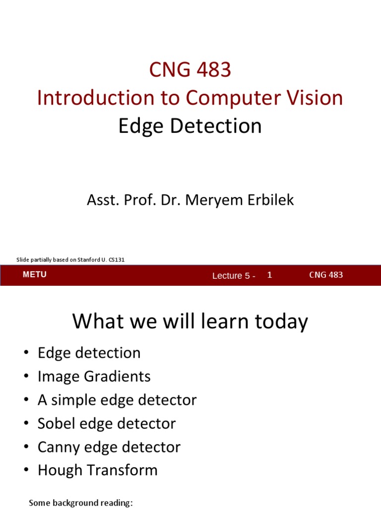 Filtering and Edge Detection 2 | PDF | Vision | Graphics