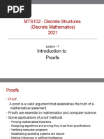 Lecture 2: Proof Techniques: BBM 205 Discrete Mathematics Hacettepe University | PDF ...