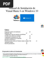 Instalación vb6 w10 64b | PDF | Windows 10 | Archivo de computadora