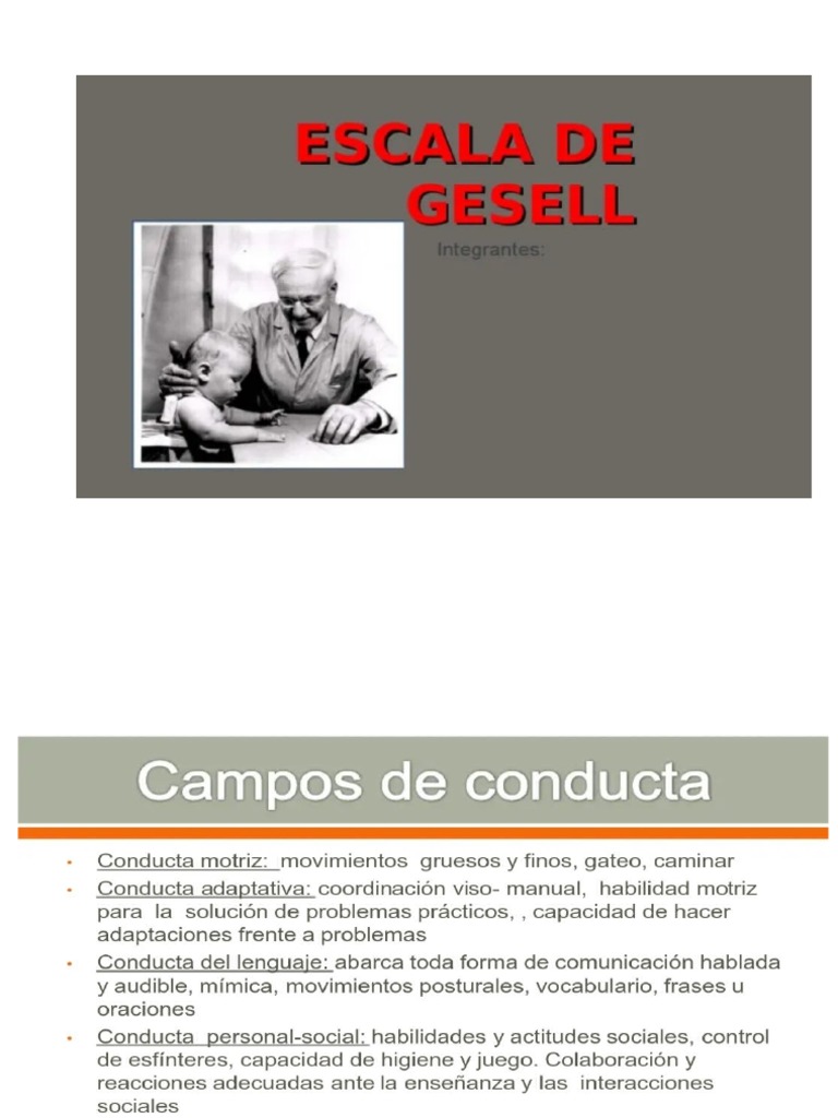 Escala de Gesell | PDF