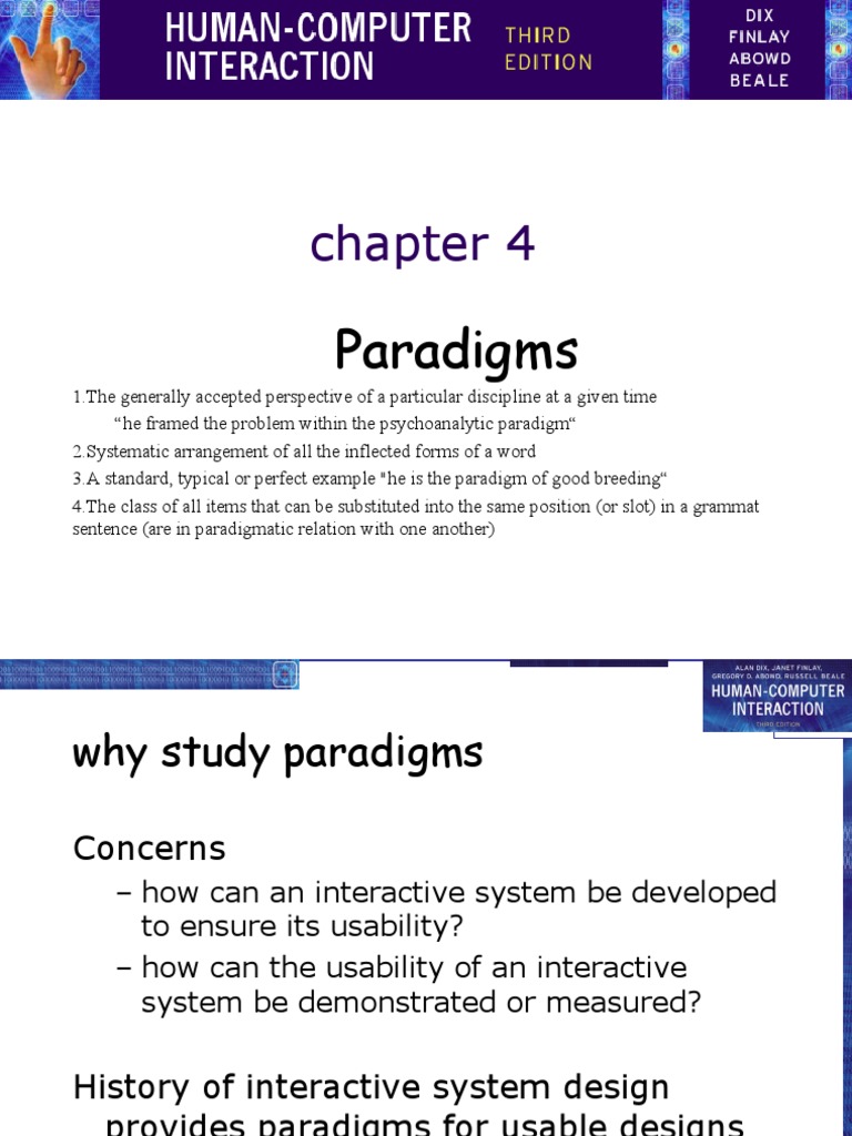 Understanding Interaction Paradigms | PDF | Graphical User Interfaces ...