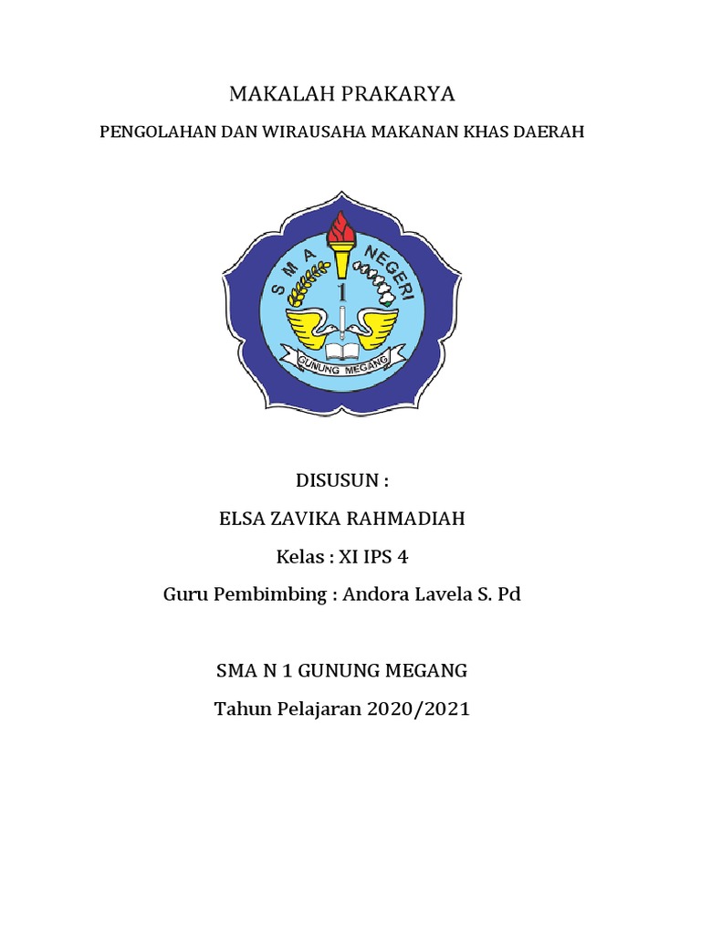 Makalah Prakarya | PDF