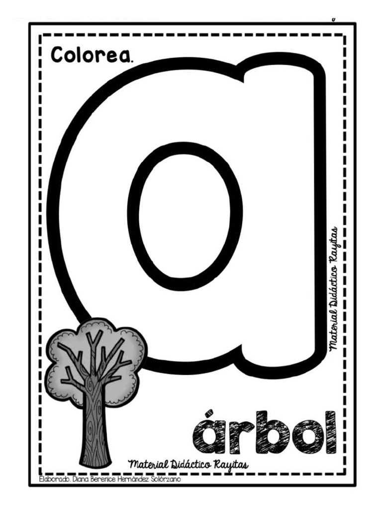 Vocales para Colorear - 2021 | PDF