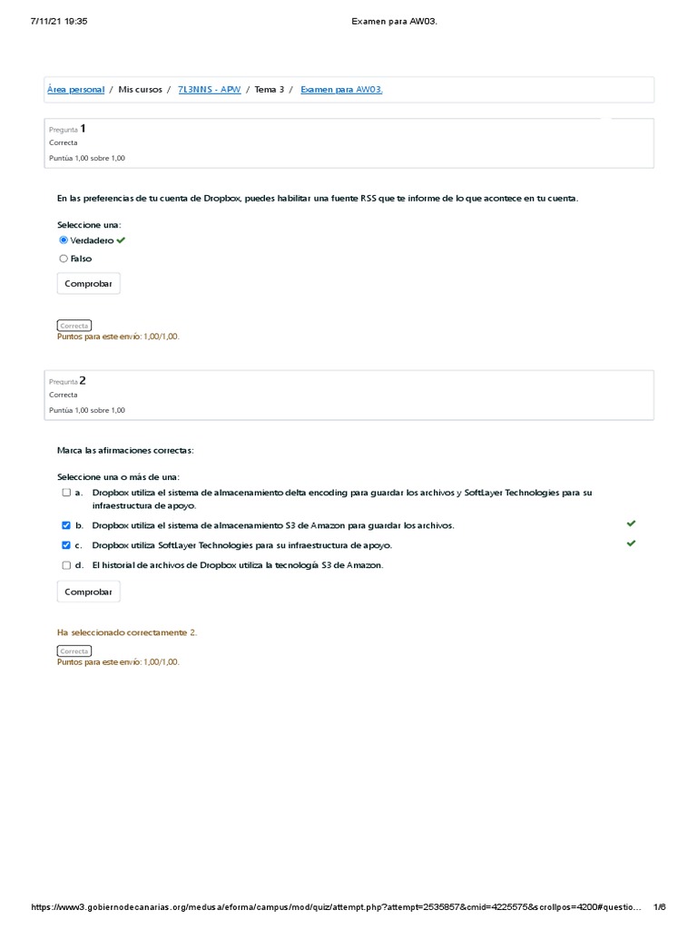 Examen para AW03 Hugo | PDF | Archivo de computadora | Arquitectura de ...