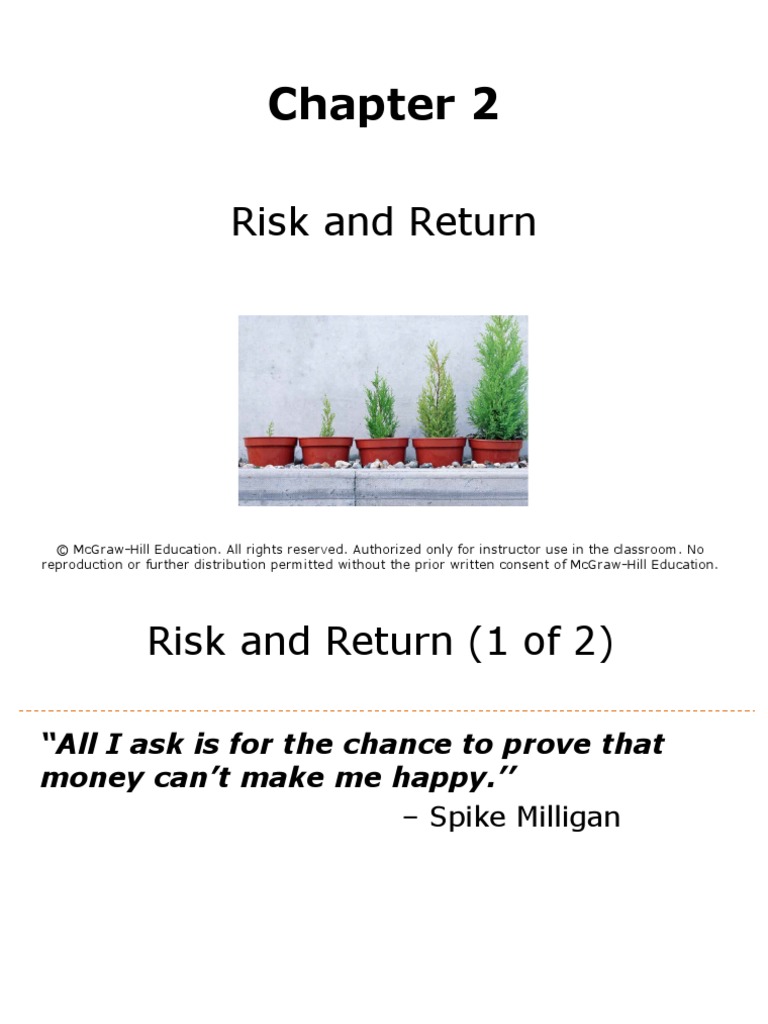 Chapter 2 - A Brief History of Risk and Return | PDF | Risk Premium ...
