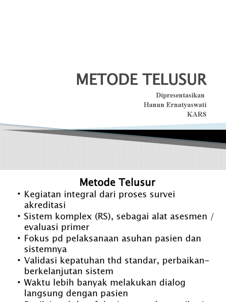 Metode Telusur | PDF