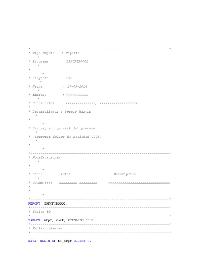 SAP Batch-Input Ejemplo | PDF | Programación de computadoras | Informática