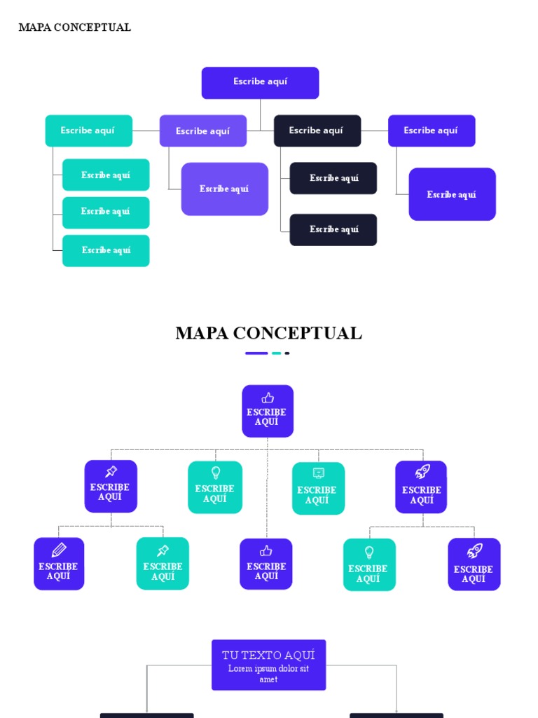 Plantillas de Mapas Conceptuales | Download Free PDF | Text