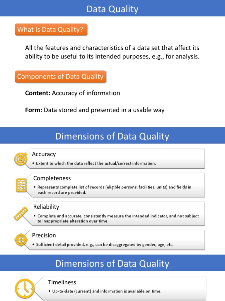 Data Quality Training | Download Free PDF | Data Quality | Accuracy And ...