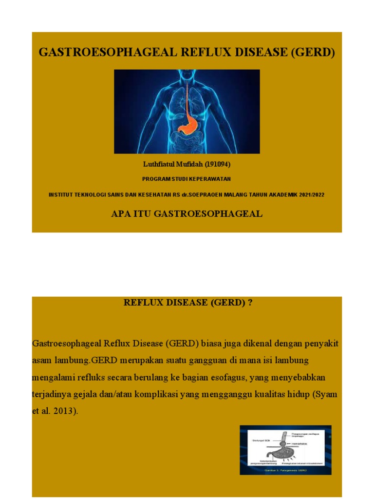 Komplikasi dan Penyebab GERD | PDF | Kesehatan Holistik