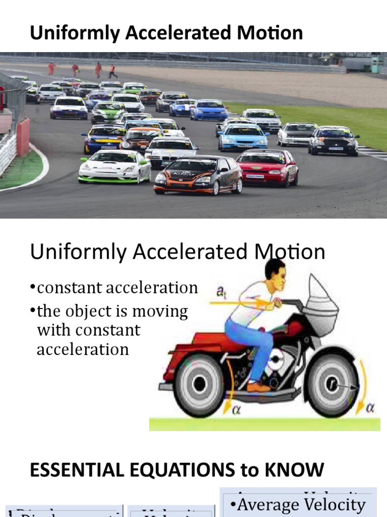 Understanding Uniformly Accelerated Motion | PDF | Velocity | Acceleration