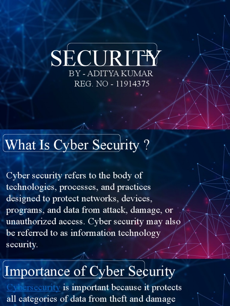 On Cyber Security | PDF | Computer Security | Security