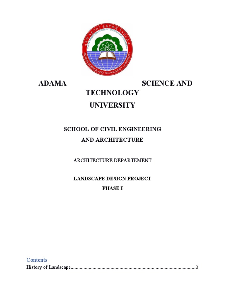 Adama Science and Technology University: School of Civil Engineering ...