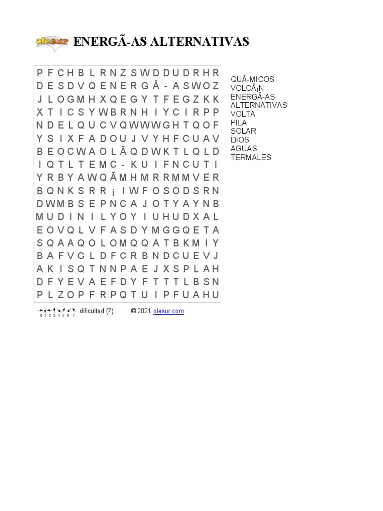 Sopa de Letras 803 | PDF