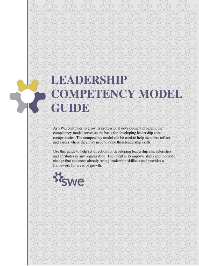 SWE Leadership Competency Model Guide | PDF | Competence (Human ...