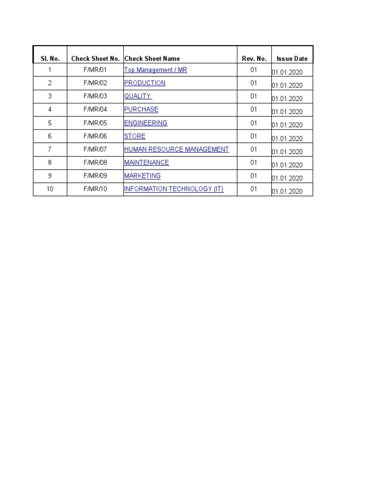 IATF 16949 - Internal Audit Checksheet | PDF | Audit | Internal Audit