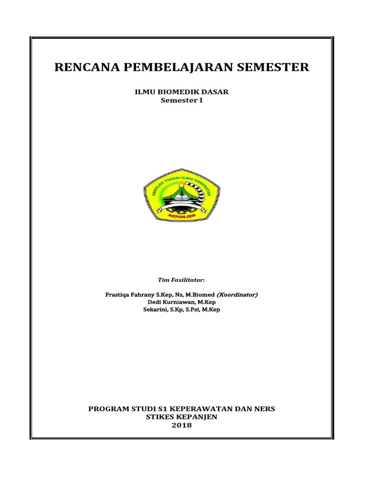 RPS Ilmu Biomedik Dasar 1819 | PDF