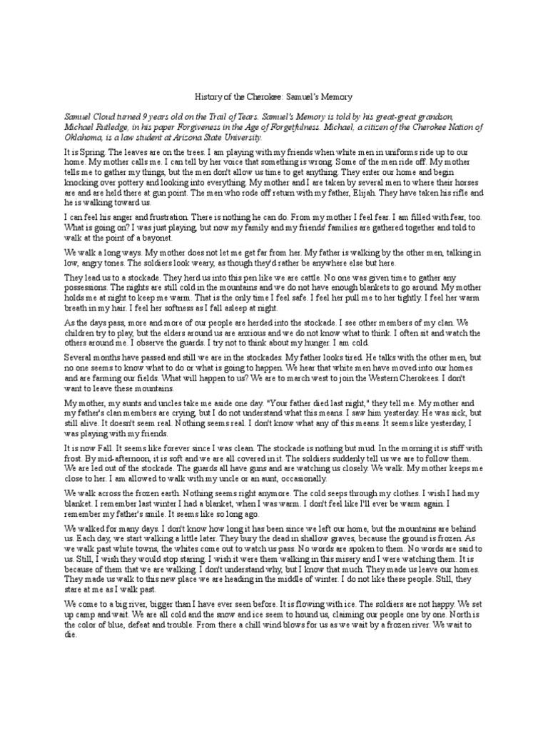 Native American Removal | PDF | Muscogee | Cherokee
