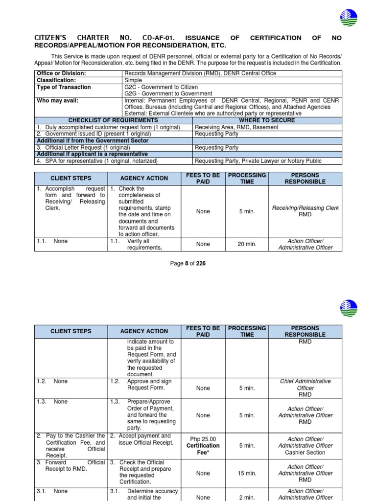 Issuance of Certification of No Records | PDF | Receipt | Notary Public