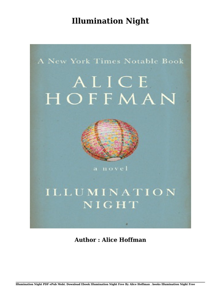 Ebook Illumination Night Author Alice Hoffman Free | PDF | To Kill A ...