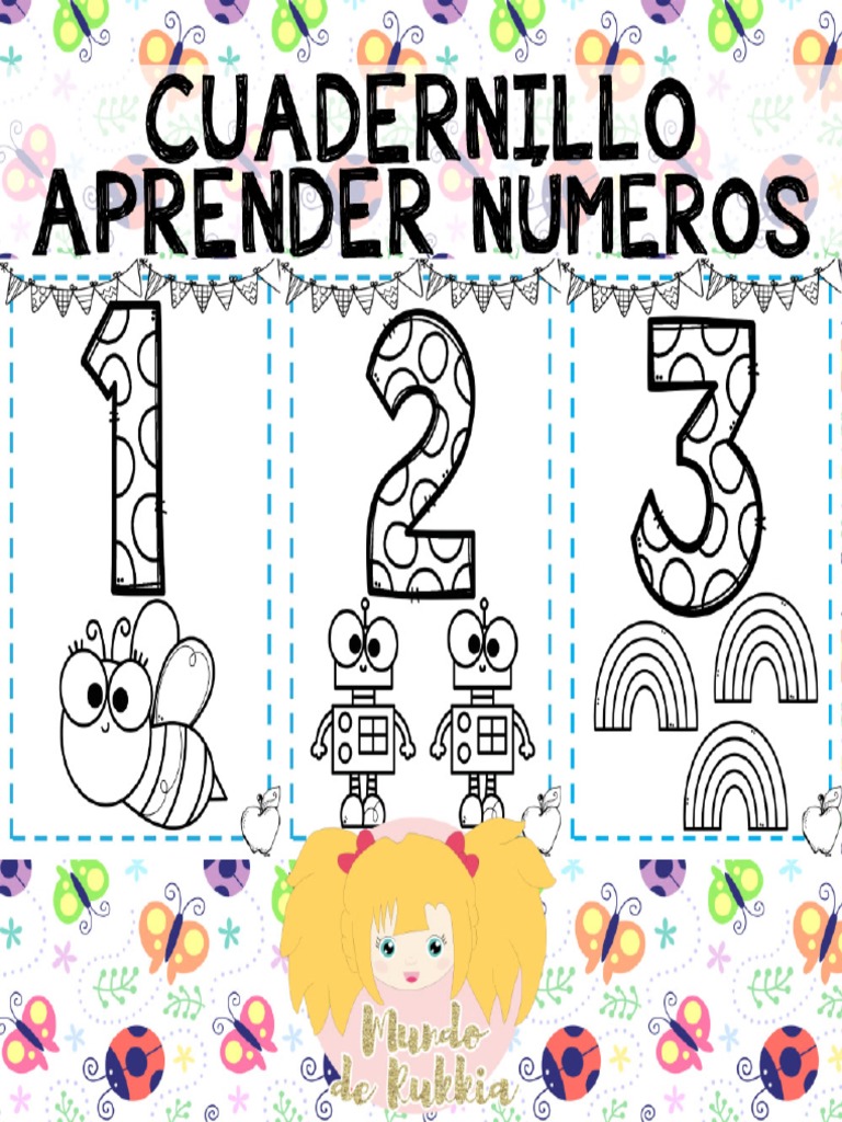 Cuadernito para Aprender Los Números Del 1 Al 10 Por Mundo de Rukkia | PDF