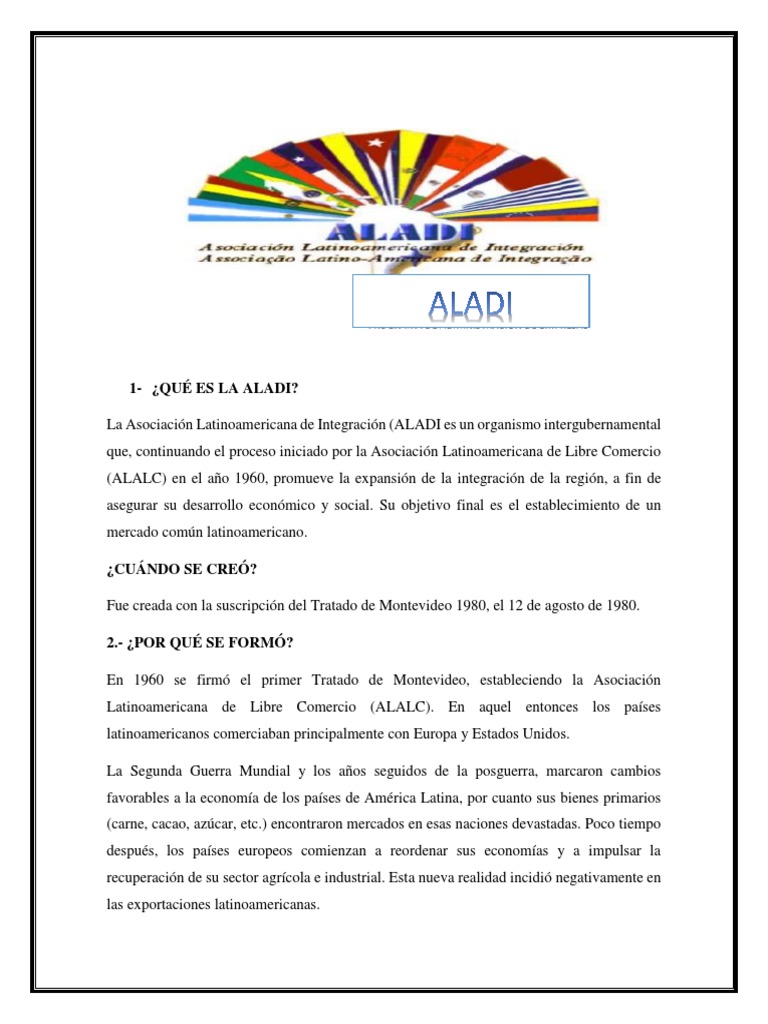 Acuerdo Comercial ALADI | PDF | America latina | Economias