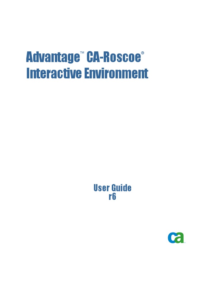 ROSCOE - B001733e - User Guide | PDF | License | Copyright