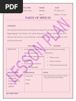 8 Parts of Speech in English | PDF | Part Of Speech | Pronoun