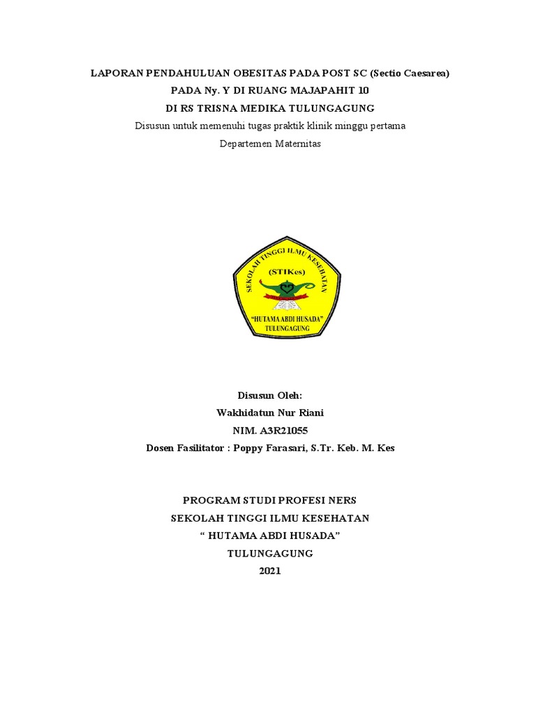 Obesitas Pasca Operasi Caesar pada Ibu | PDF
