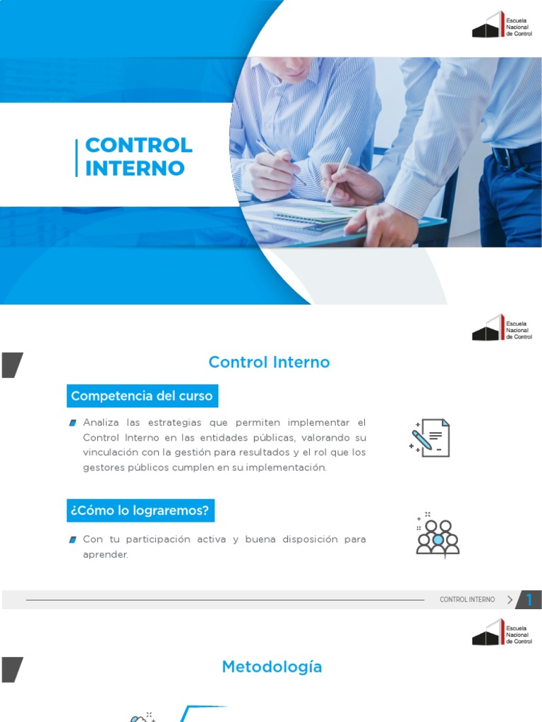 Control Interno - U2 - Diapositivas | PDF | Evaluación | Calidad ...