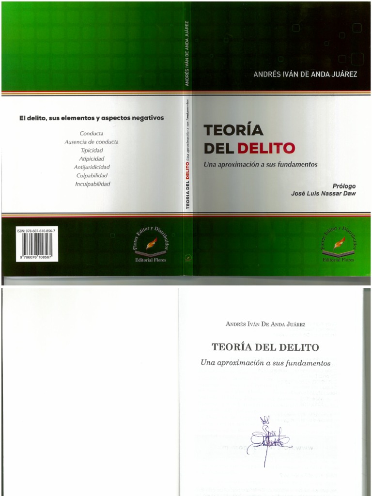 Libro Teoria Del Delito-Andres Ivan de Anda Juarez - Ocred | PDF ... Libro Teoria Del Delito-Andres Ivan de Anda Juarez - Ocred | PDF ...