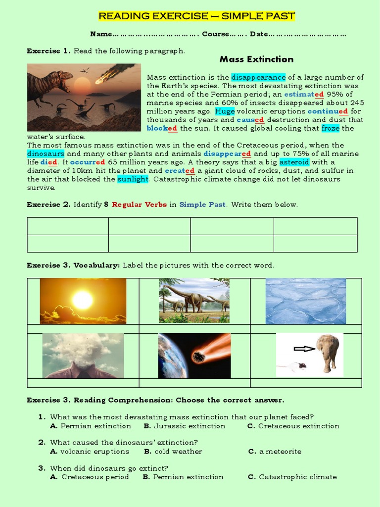 READING-Mass Extinction | PDF