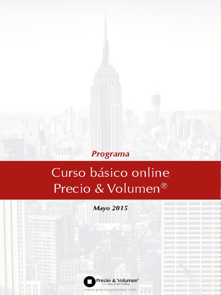 Curso Básico Online Precio & Volumen | PDF | Precios | Mercado (economía)