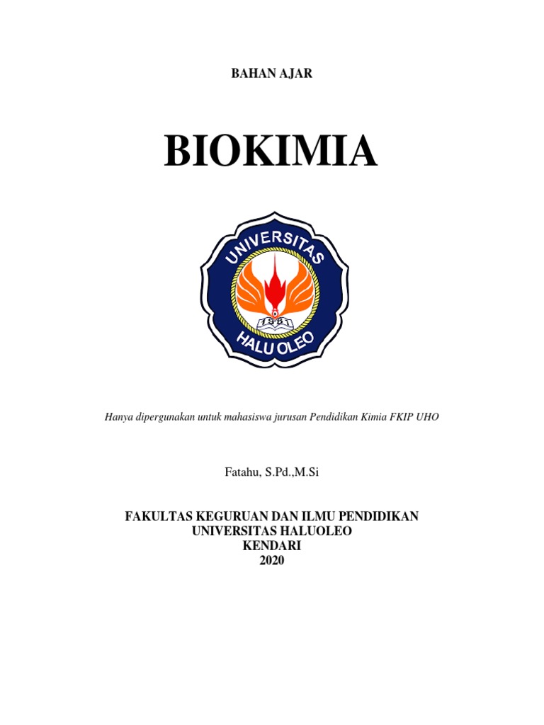 Bahan Ajar Biokimia | PDF | Sains & Matematika
